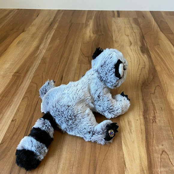 GANZ | Toys | Retired Webkinz Raccoon Hm43 Plush Stuffed Animal Soft ...